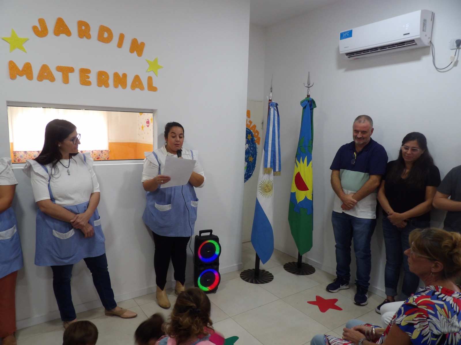 Apertura del ciclo escolar en el Jardín Maternal municipal N°1 de Pérez ...